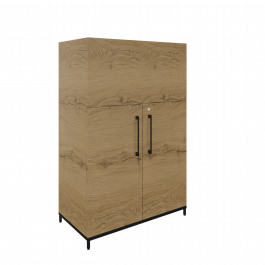 Flexwall plantenkast op metalen 4-poots sokkel 80 br x 124 hg x 43 dp ...